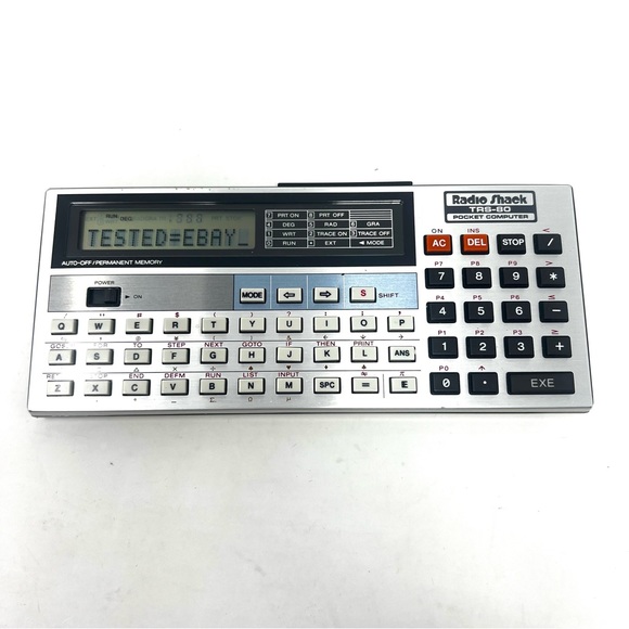 Vintage | Other | Vintage Radio Shack Trs8 Pocket Computer Pc4 New ...